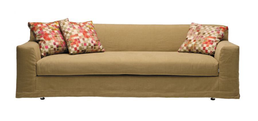 Sofa bed - PANTRE - Biesse - contemporary / with removable cover / beige