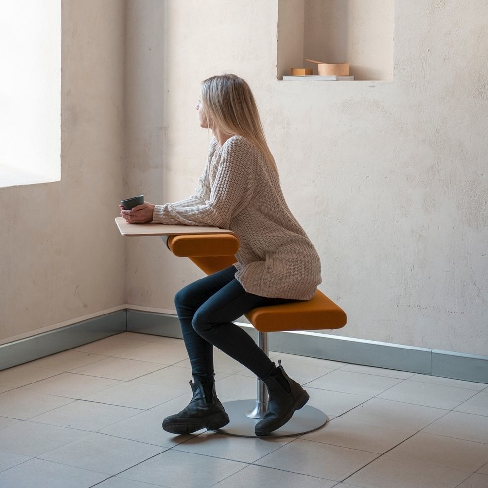 Contemporary table and chair set - INNOVATION C - Blå Station - steel ...