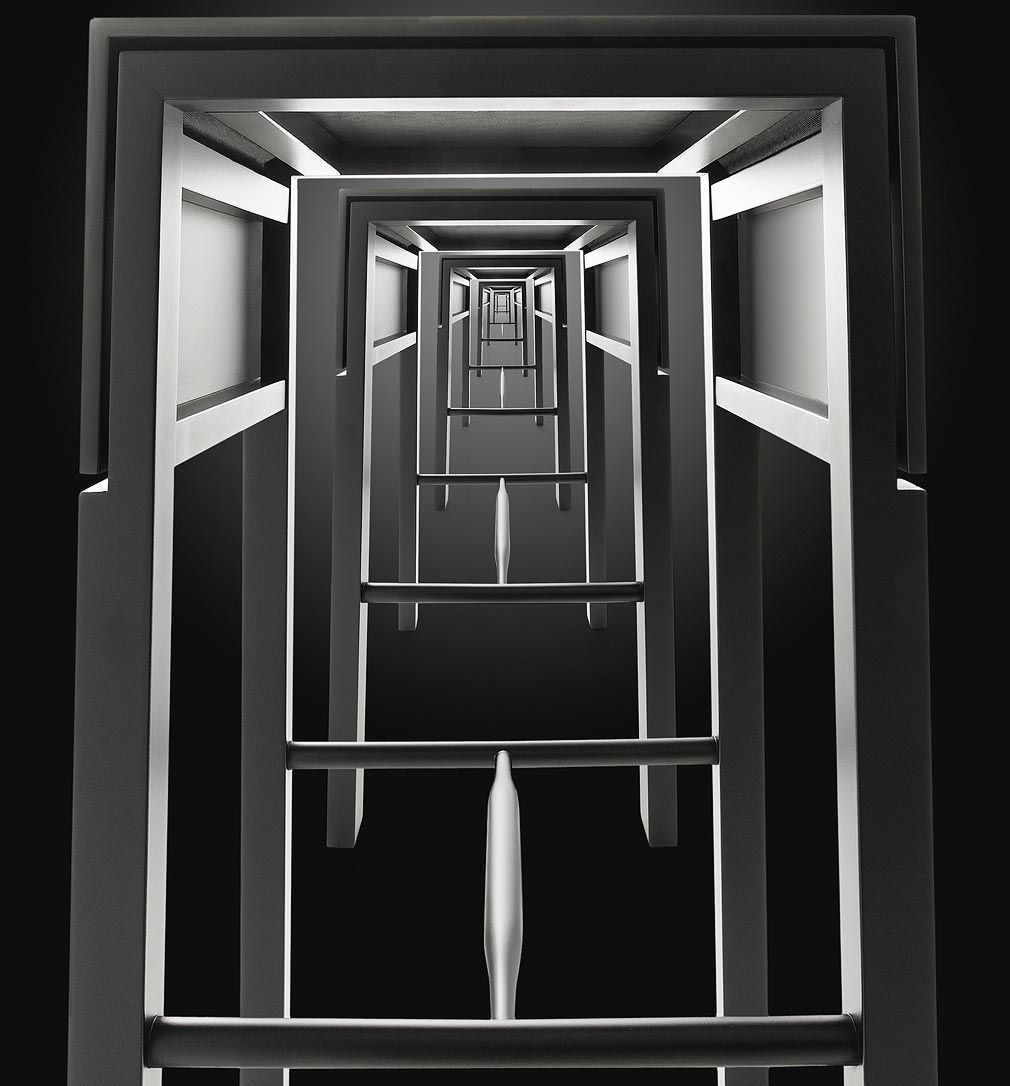 Contemporary bar stool - BRIDGE - Bross Italia - wooden / upholstered / contract