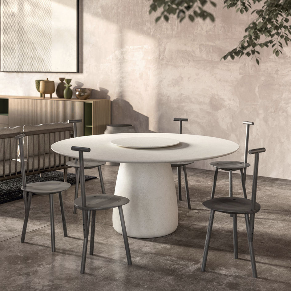 Contemporary table - BOLD - Capo D'Opera Home - MDF / concrete ...