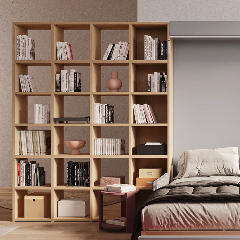 Free-standing bookcase - START - Clever - contemporary / wooden ...