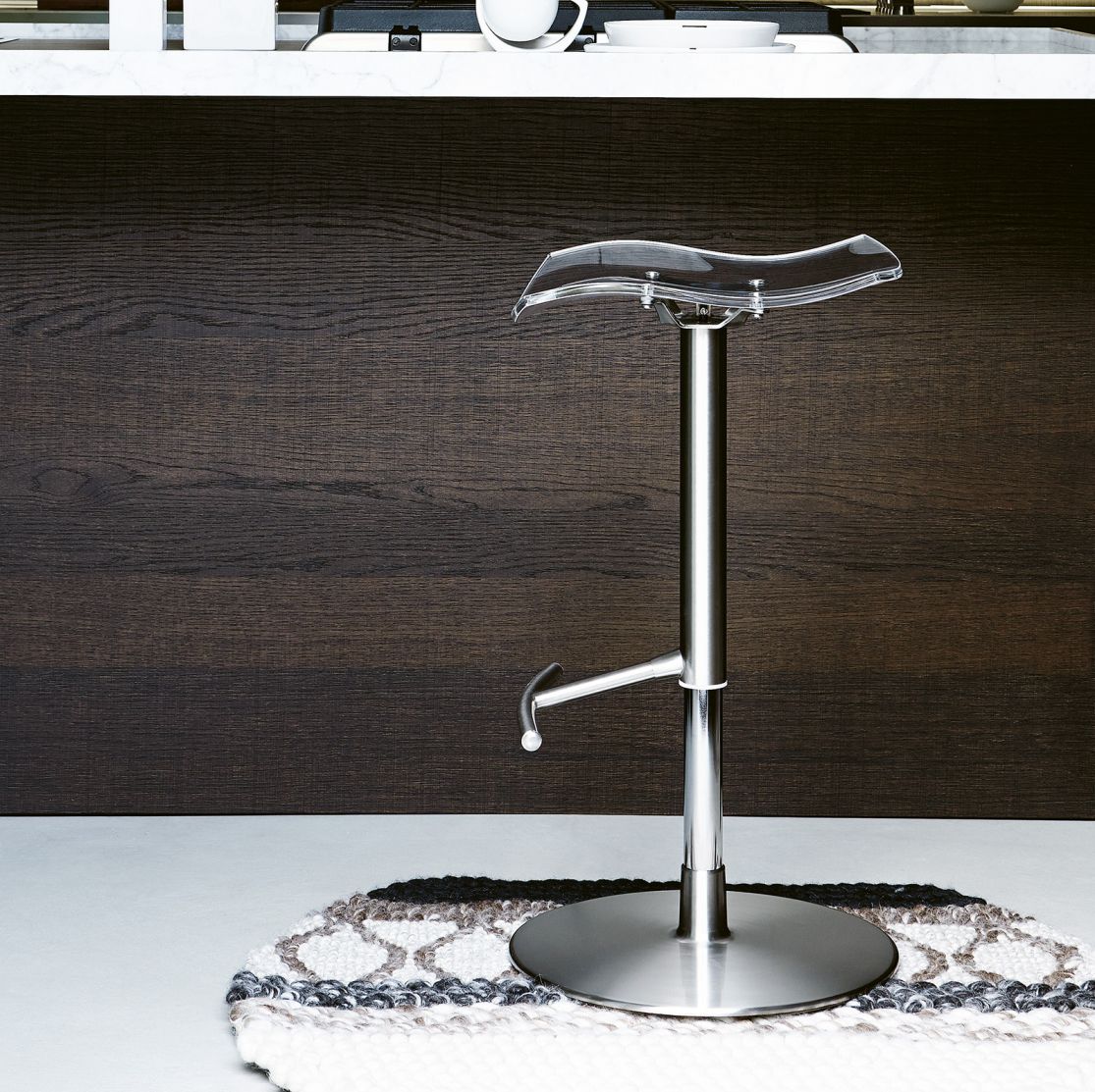 Contemporary task stool - DAYBYDAY : JOKER - Colico - leather ...