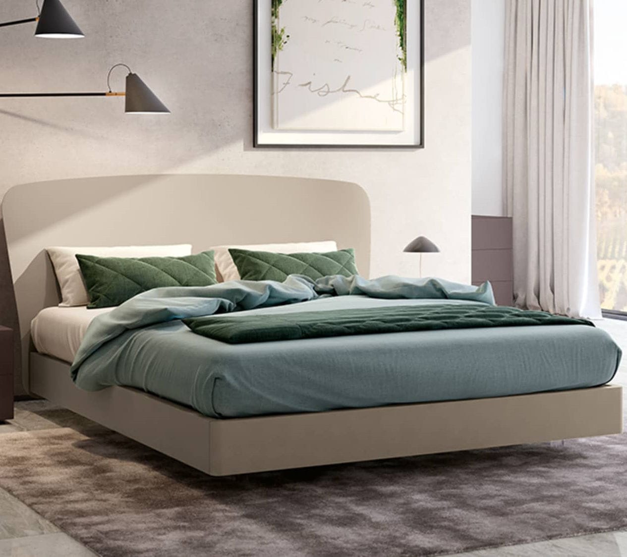Double bed - VITALYTY SOGNO ESTEL - ColombiniCasa - contemporary / with ...