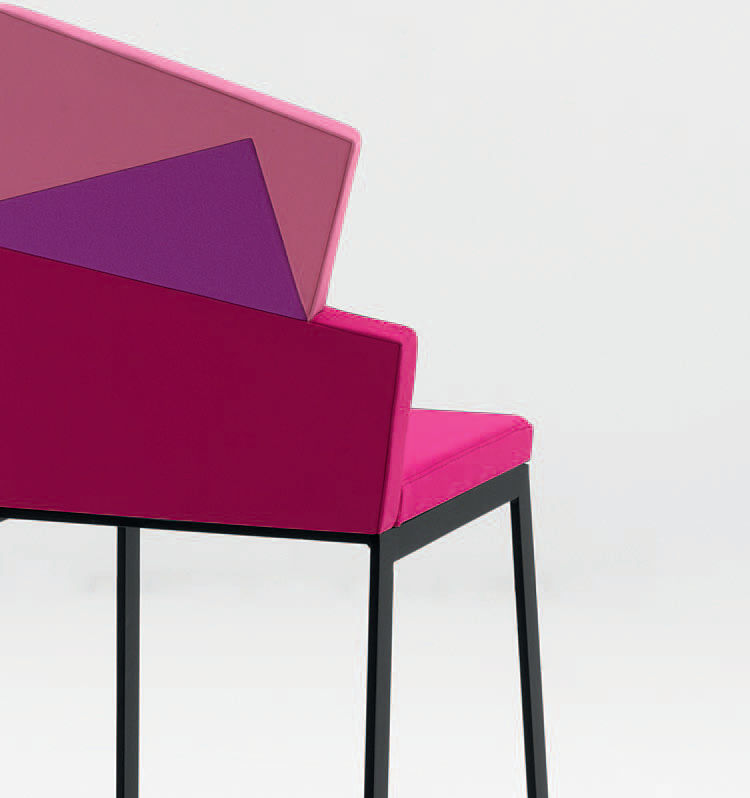 Original design chair - KARINA - Compar - fabric / home / without armrests