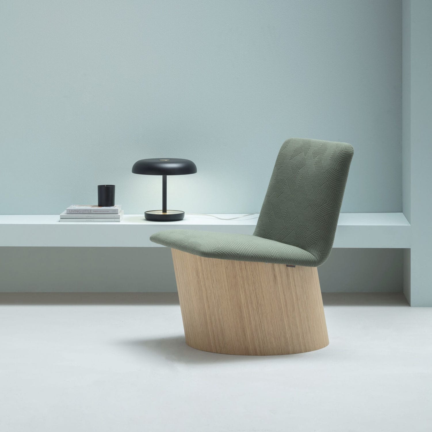 Contemporary chair - Bias - Crassevig - indoor / plywood / plywood base