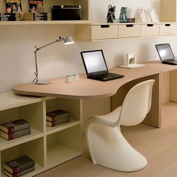 Free-standing desk - 7001 - DKS Srl - contemporary / wooden / straight