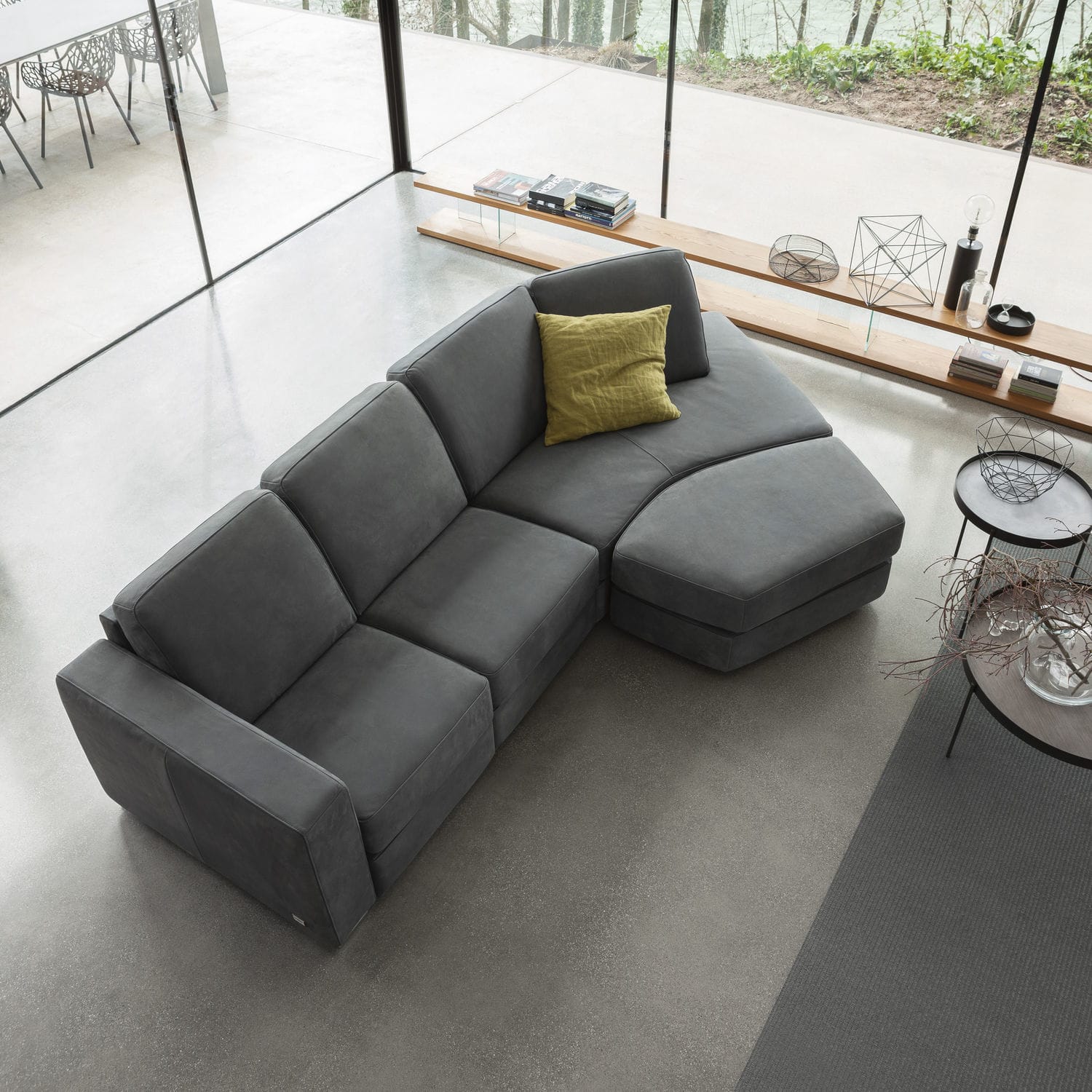 Modular sofa - DYLAN - Doimo Salotti - contemporary / living room / fabric