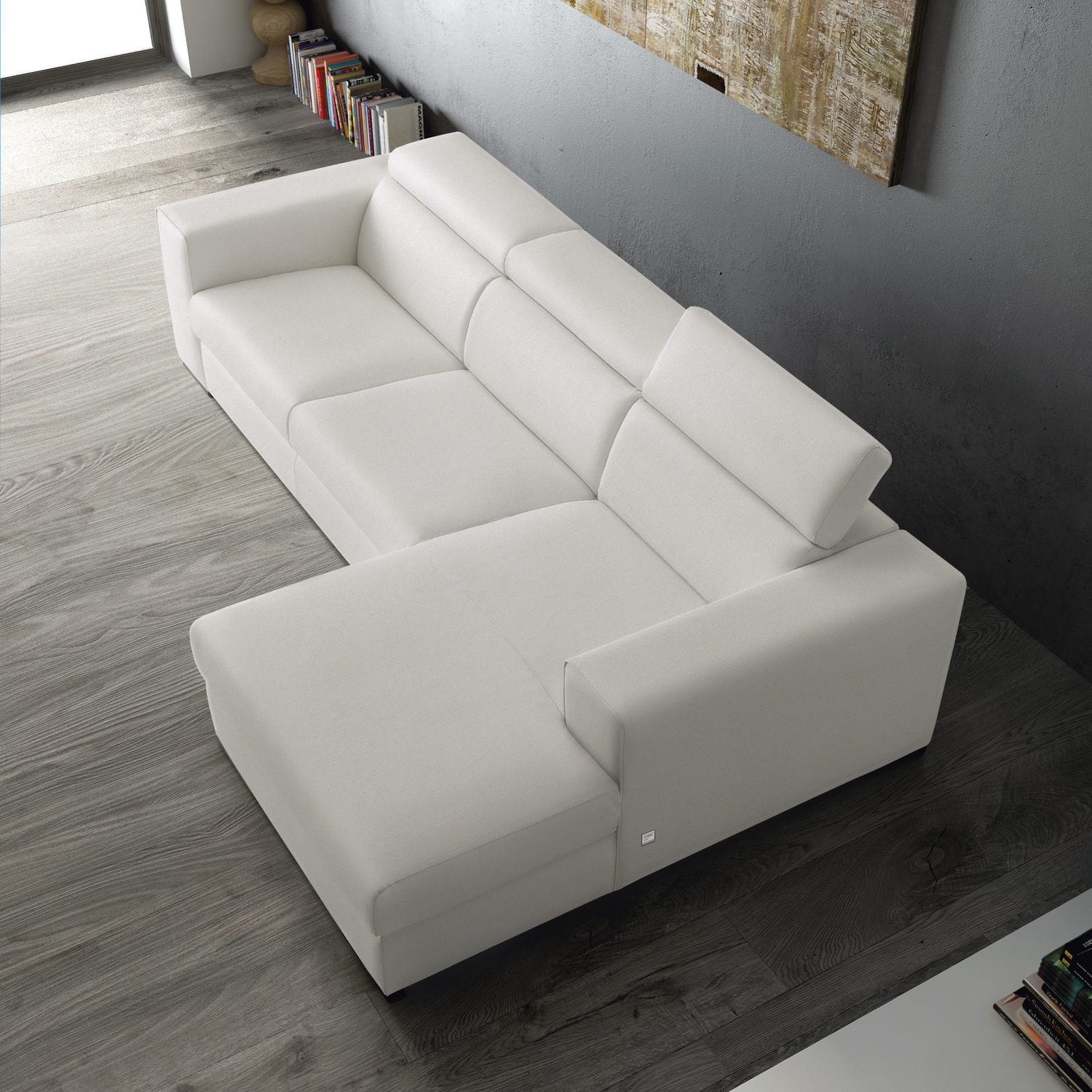Modular sofa - RAY - Doimo Salotti - contemporary / living room / fabric