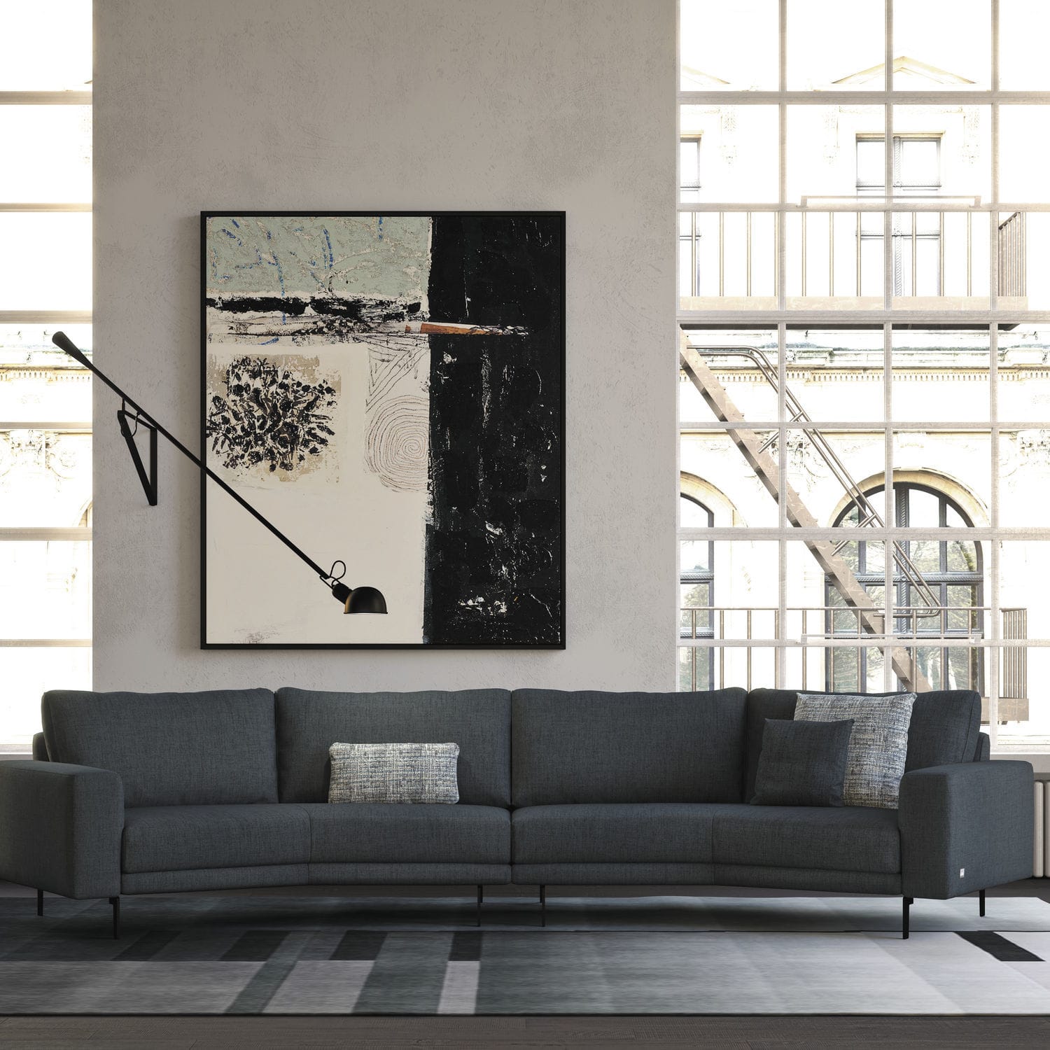 Modular sofa - FOREST - Doimo Salotti - corner / contemporary / living room