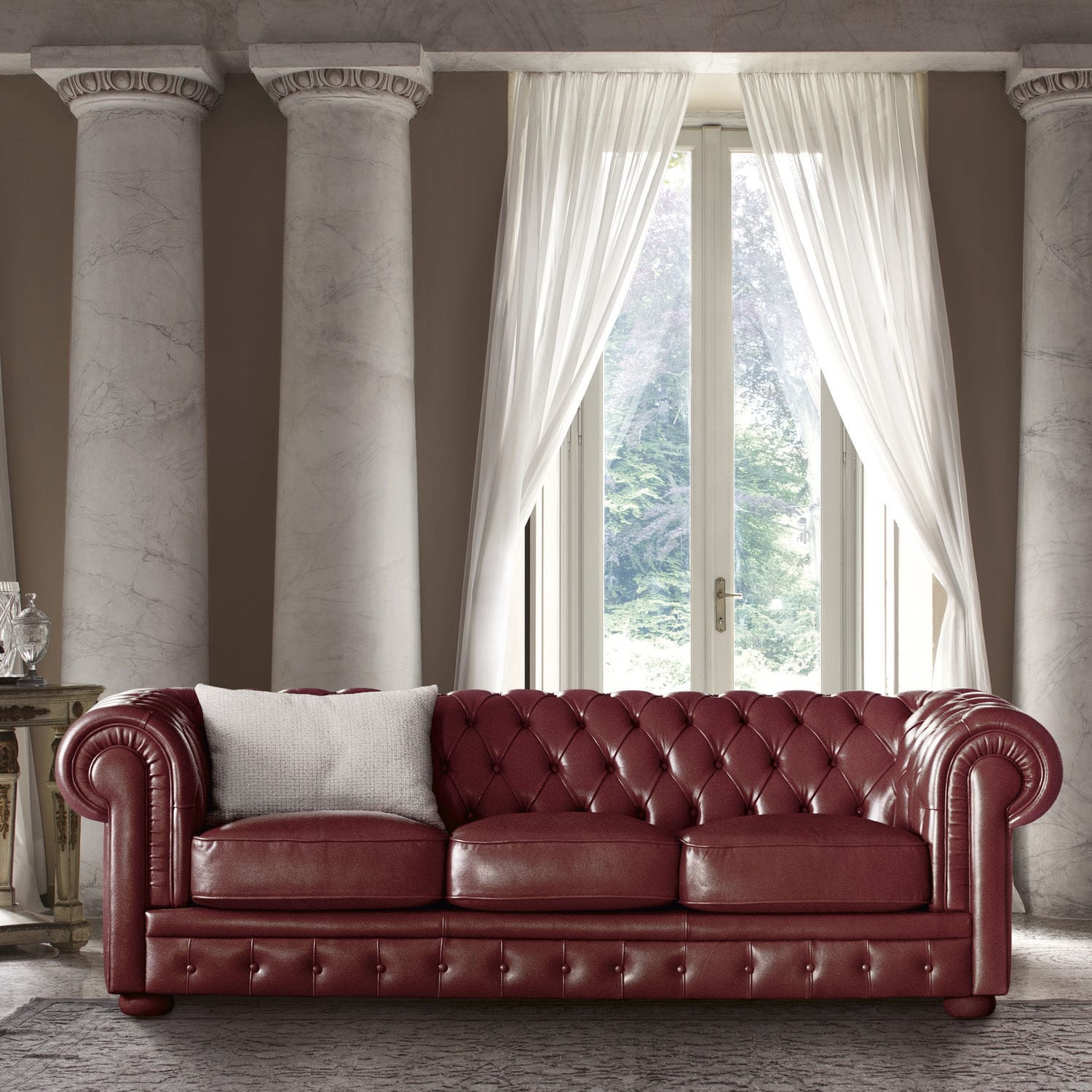 Modular sofa - ALIOTH - Doimo Salotti - corner / Chesterfield / living room