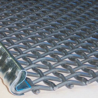 Stainless steel woven wire fabric - HOOKED SQUARE APERTURE - LOCKER ...