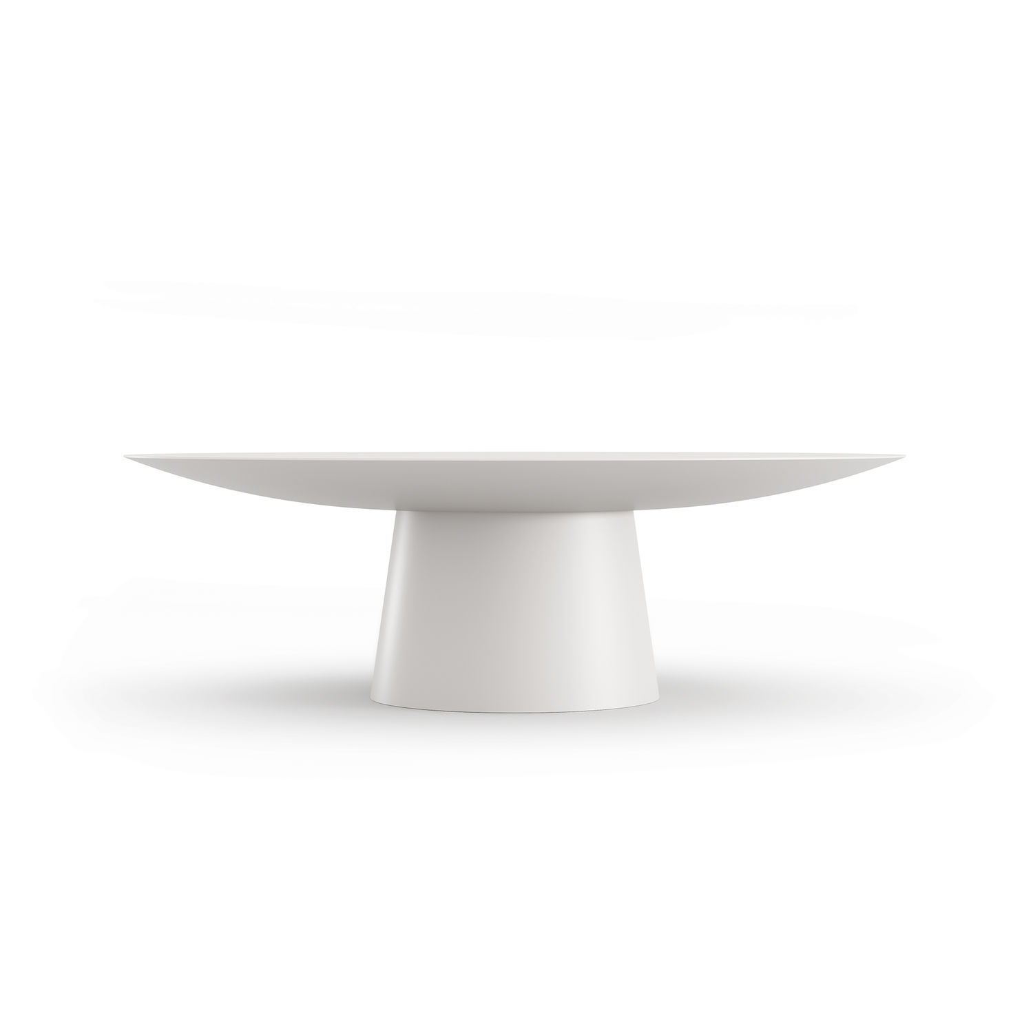 Contemporary table - UFO - Emmemobili - lacquered wood / plywood ...
