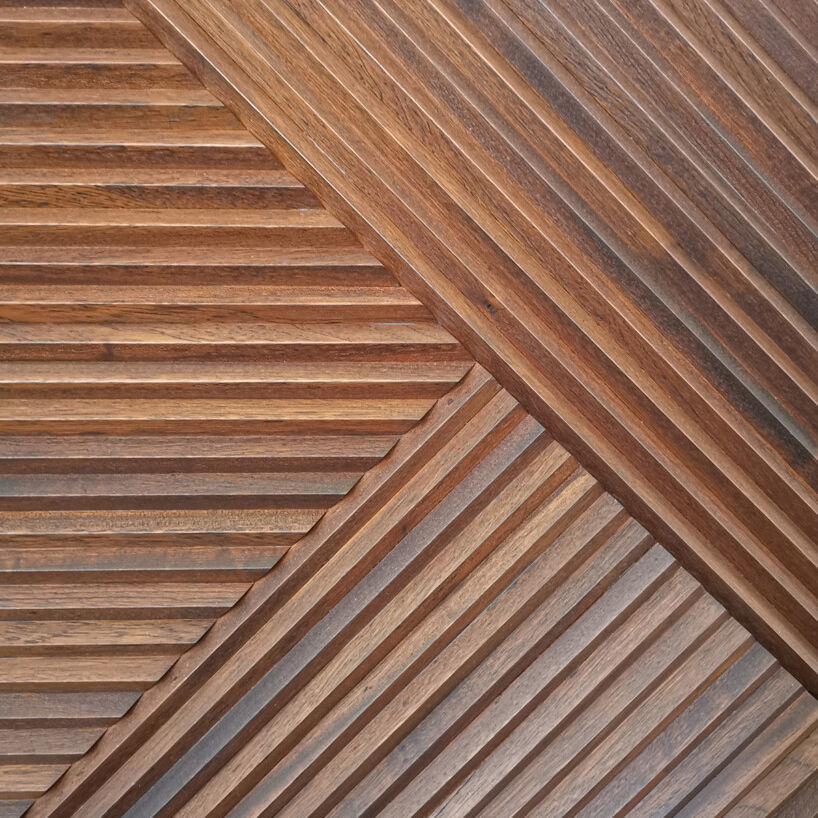 Furniture wood panel - STRIPES - Emmemobili - wall / for door / oak