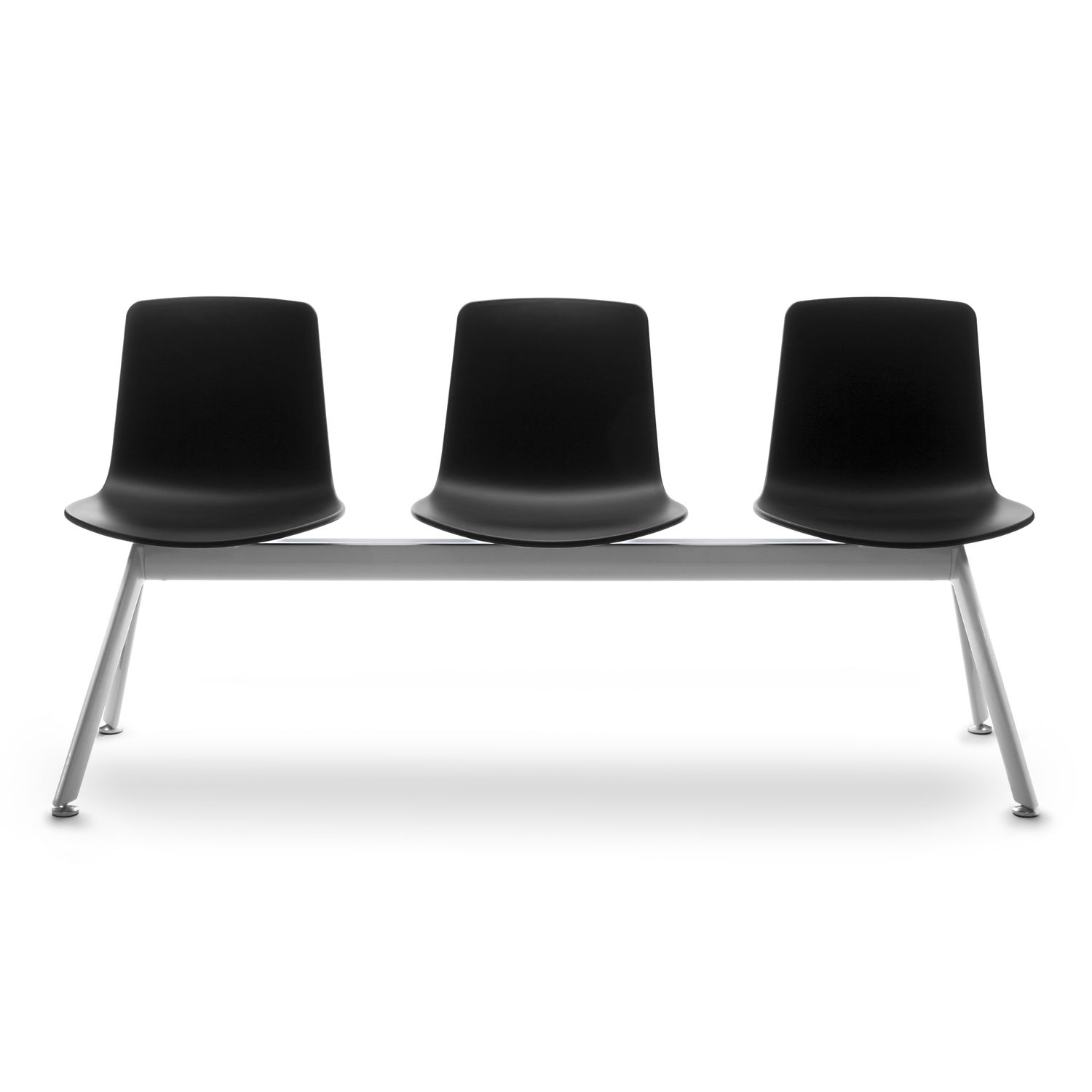 Steel beam chair - LOTTUS - Enea - aluminum / wooden / polypropylene