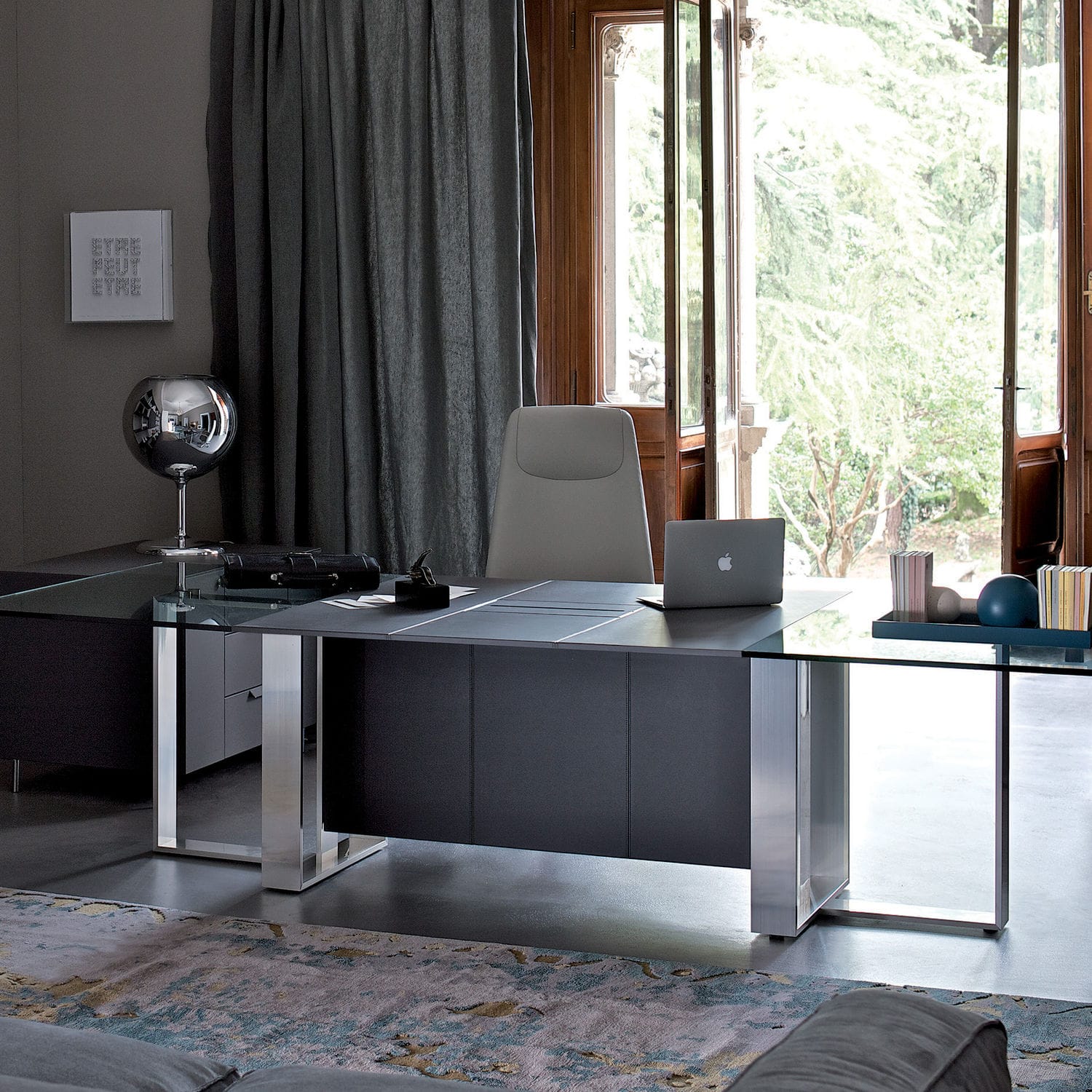 Executive desk - ALTAGAMMA - ESTEL - free-standing / 2 person / multiplace