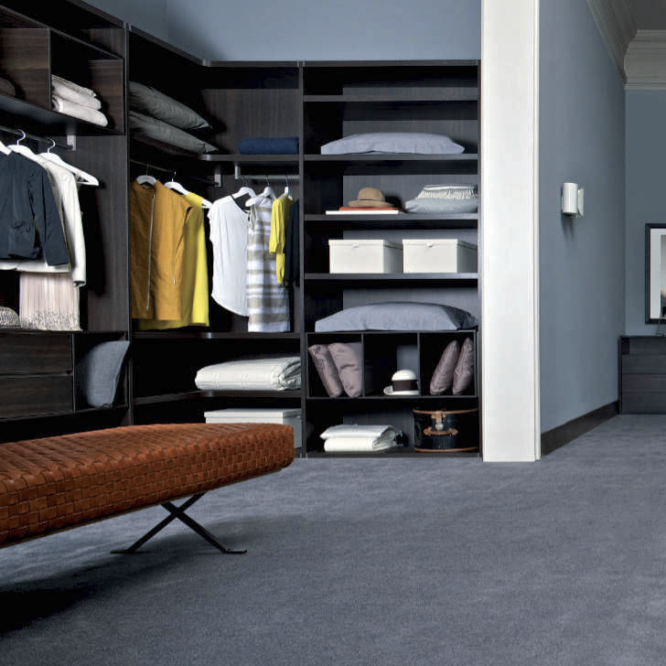 Modular walk-in closet - HABITAT - ESTEL - contemporary / wooden / glass