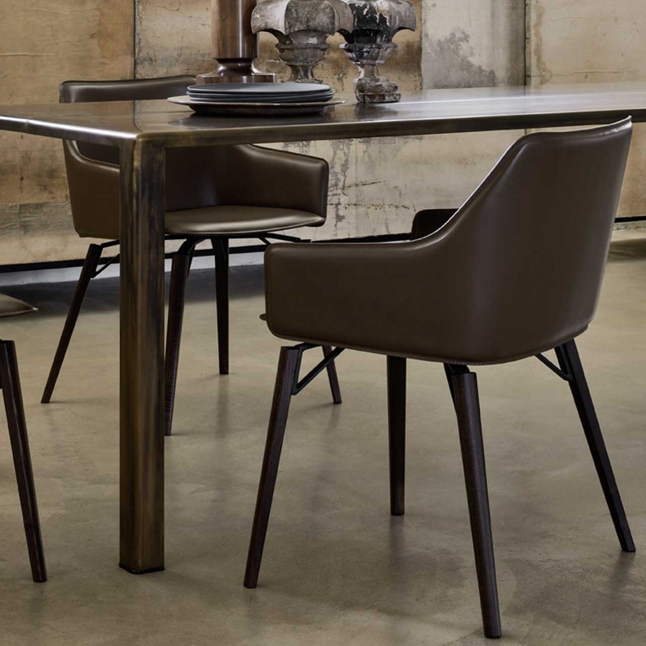 Contemporary chair - Iki PW - Frag - indoor / fabric / leather