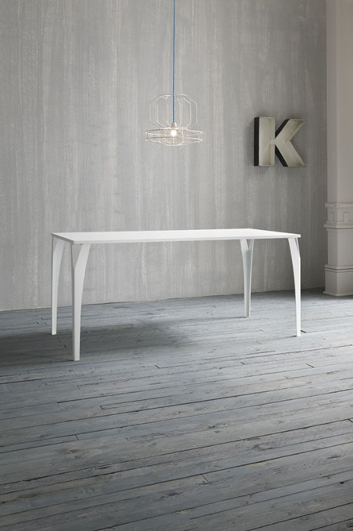 Contemporary table - CHARME - Gaber - metal / rectangular