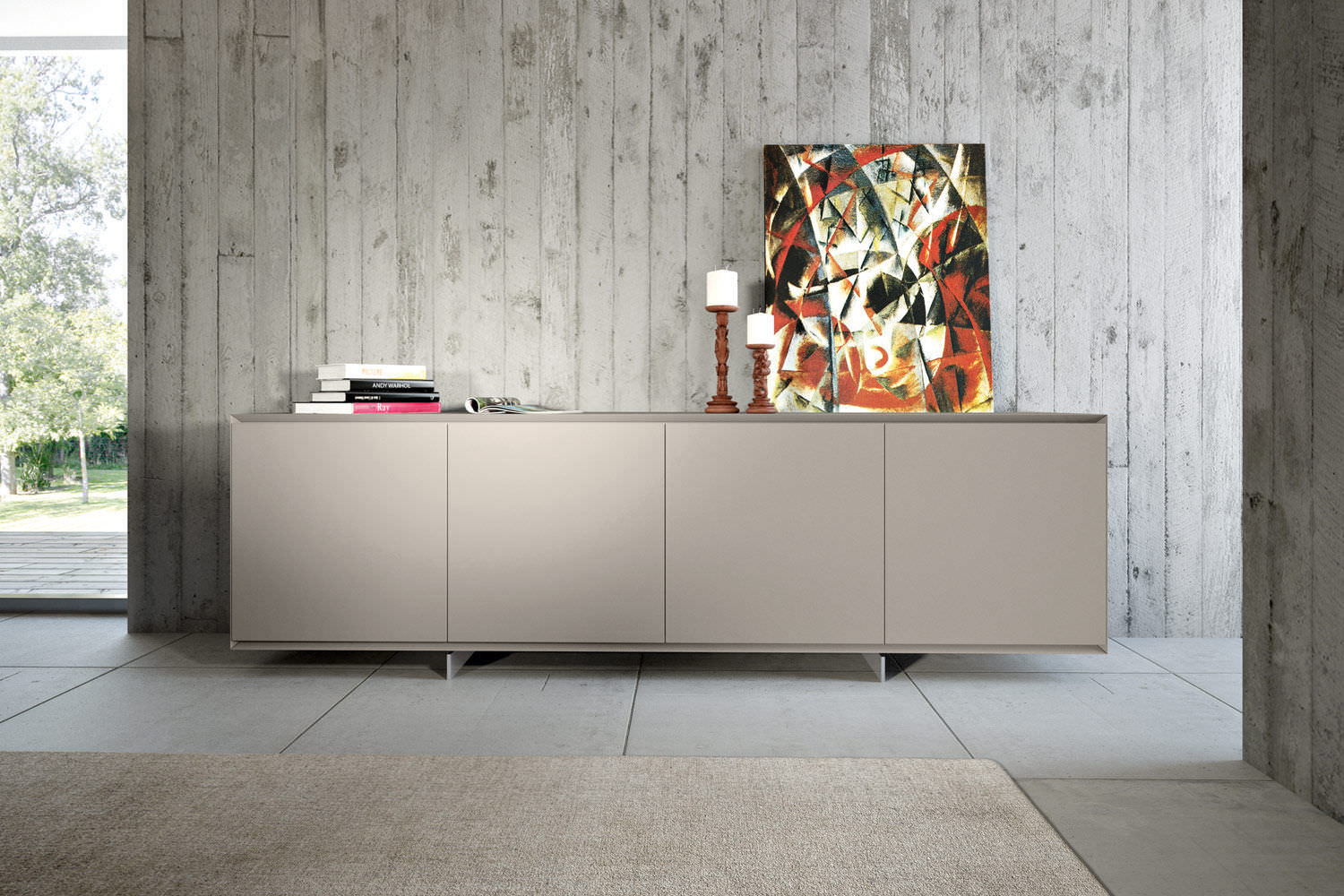 Contemporary sideboard - IDENTITY : GIULY - Giellesse di Galli Luigi ...