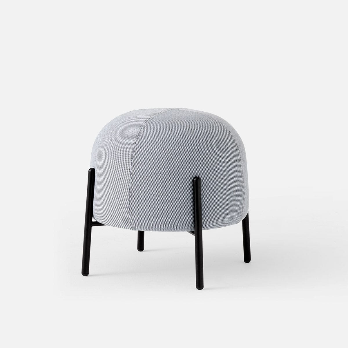 Contemporary stool - SALLY - + HALLE - wooden base / upholstered ...