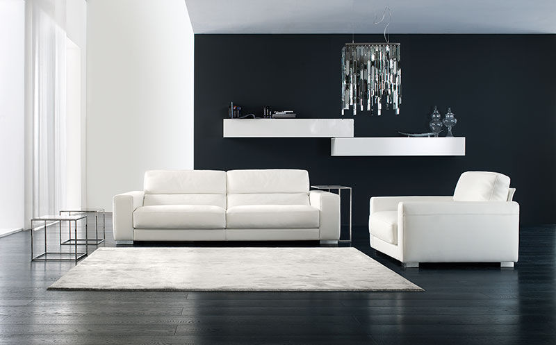 Corner sofa - BELLAGIO - Gurian - contemporary / leather / with ...