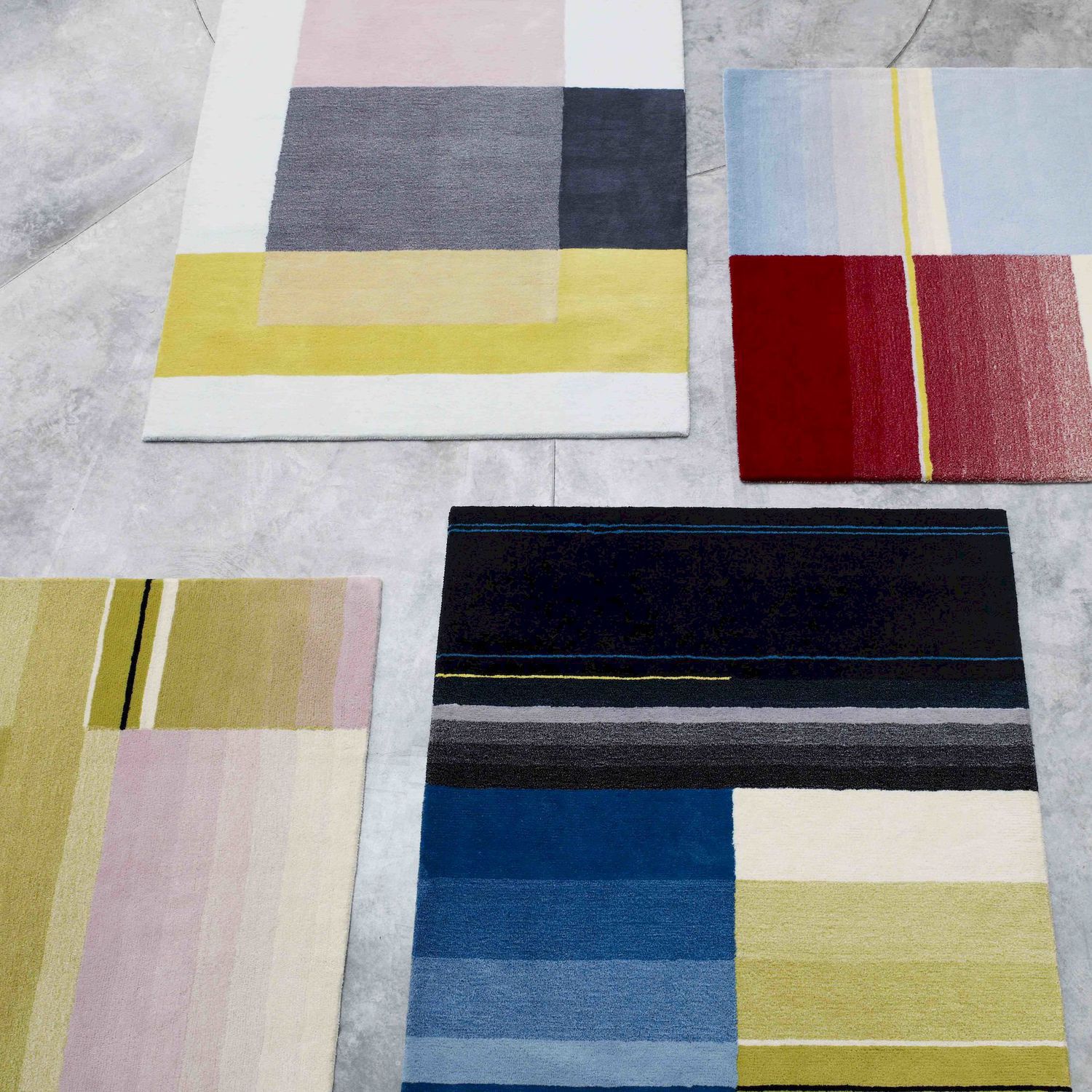 Contemporary rug - COLOUR - Hay a/s - multi-color / New Zealand wool ...