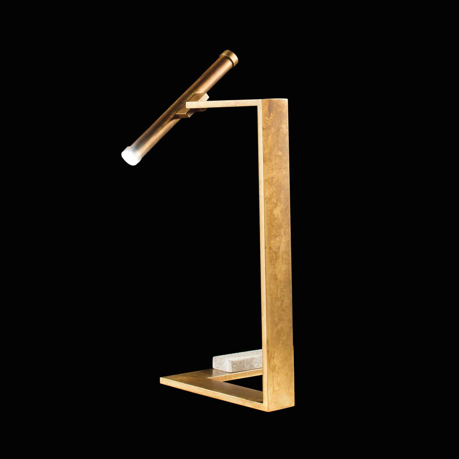 Desk lamp - FLAT - Henge - brass / contemporary / wireless