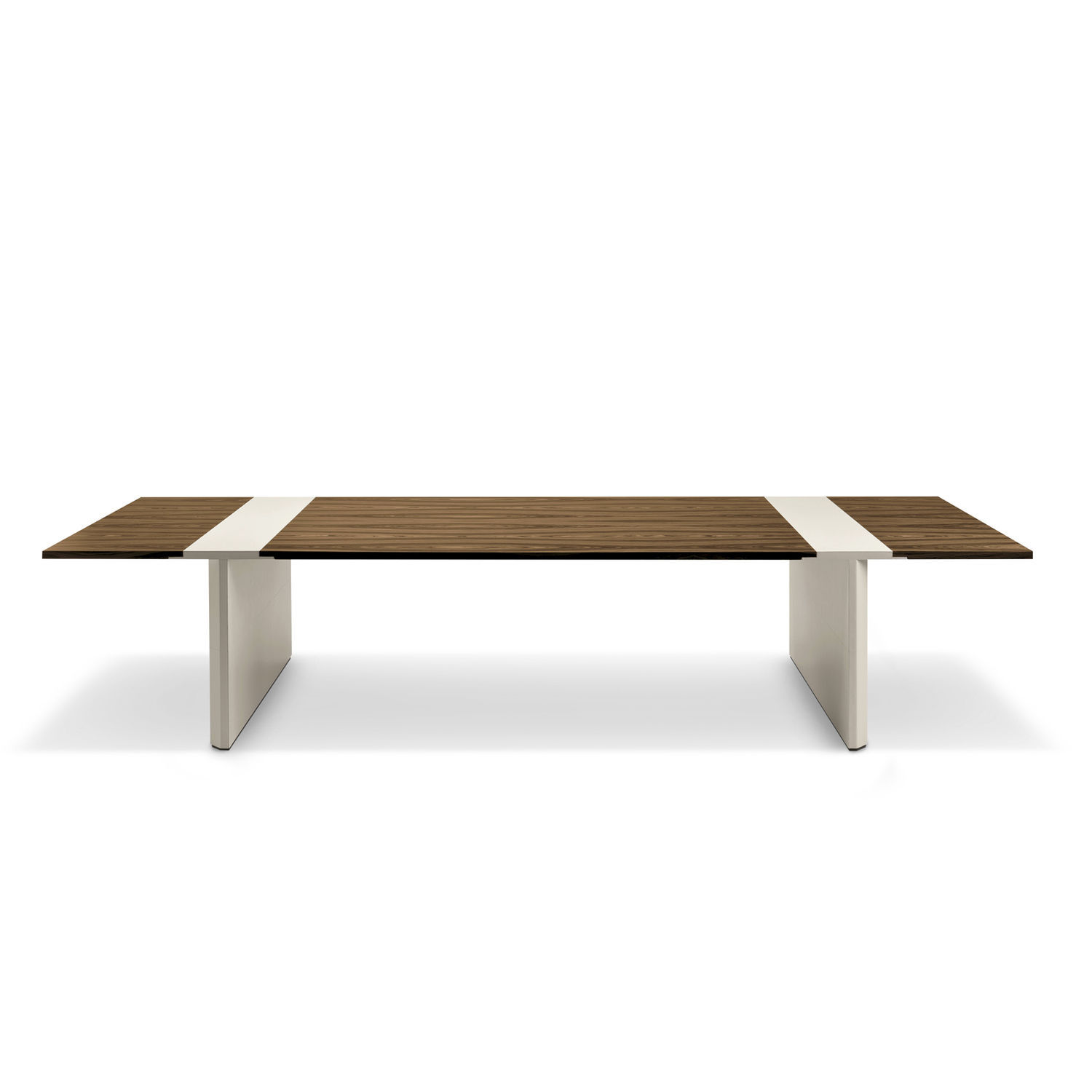 Contemporary boardroom table - CROSSING - i4 MARIANI - wood veneer ...