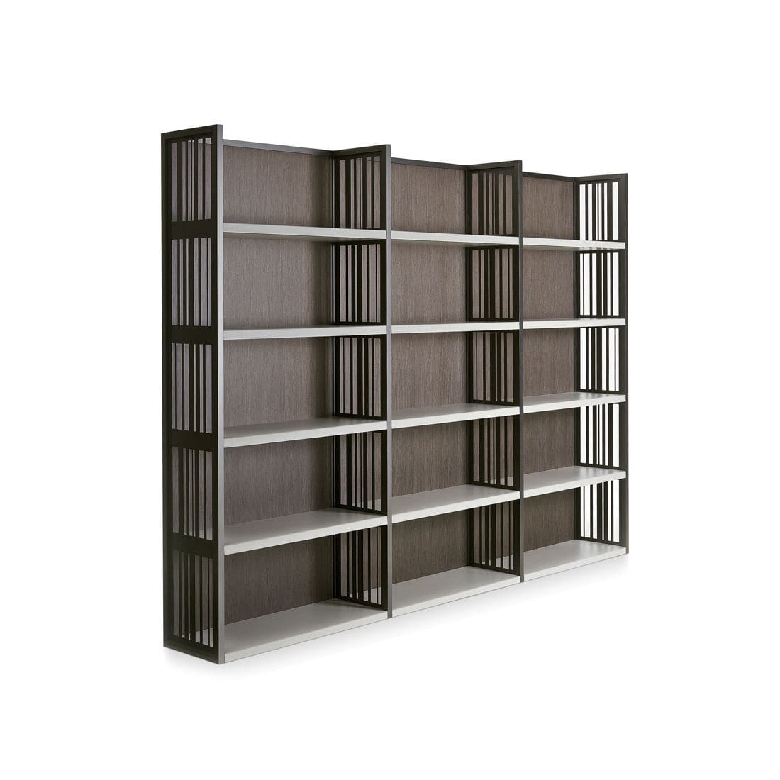 Modular bookcase - GRID - i4 MARIANI - wall-mounted / high / floor-to ...