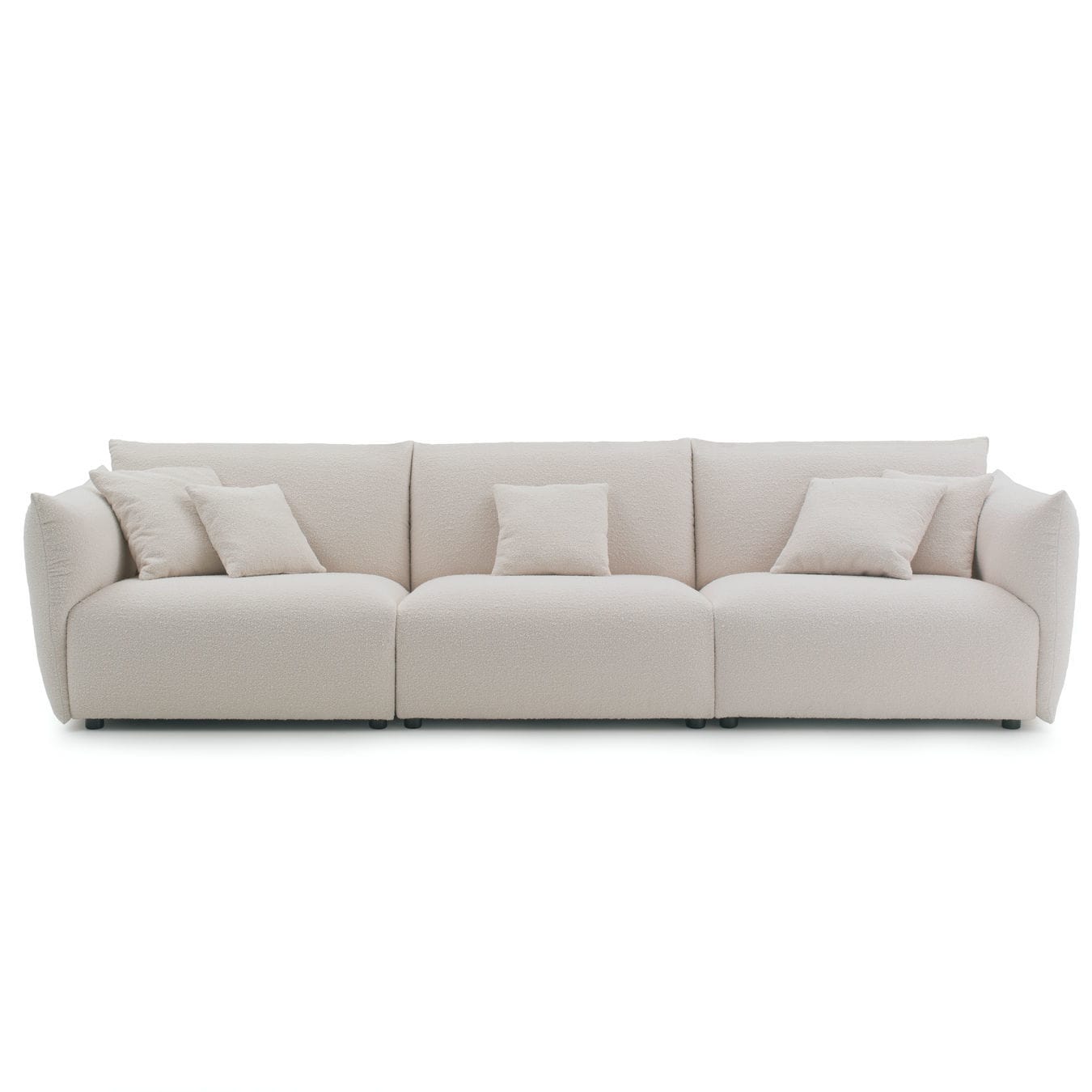 Modular sofa - SIESTA - i4 MARIANI - contemporary / fabric / leather