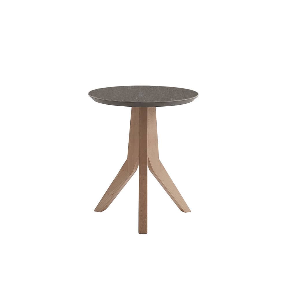 Contemporary side table - TOULIP - I.T.F. DESIGN SRL - ceramic / solid ...