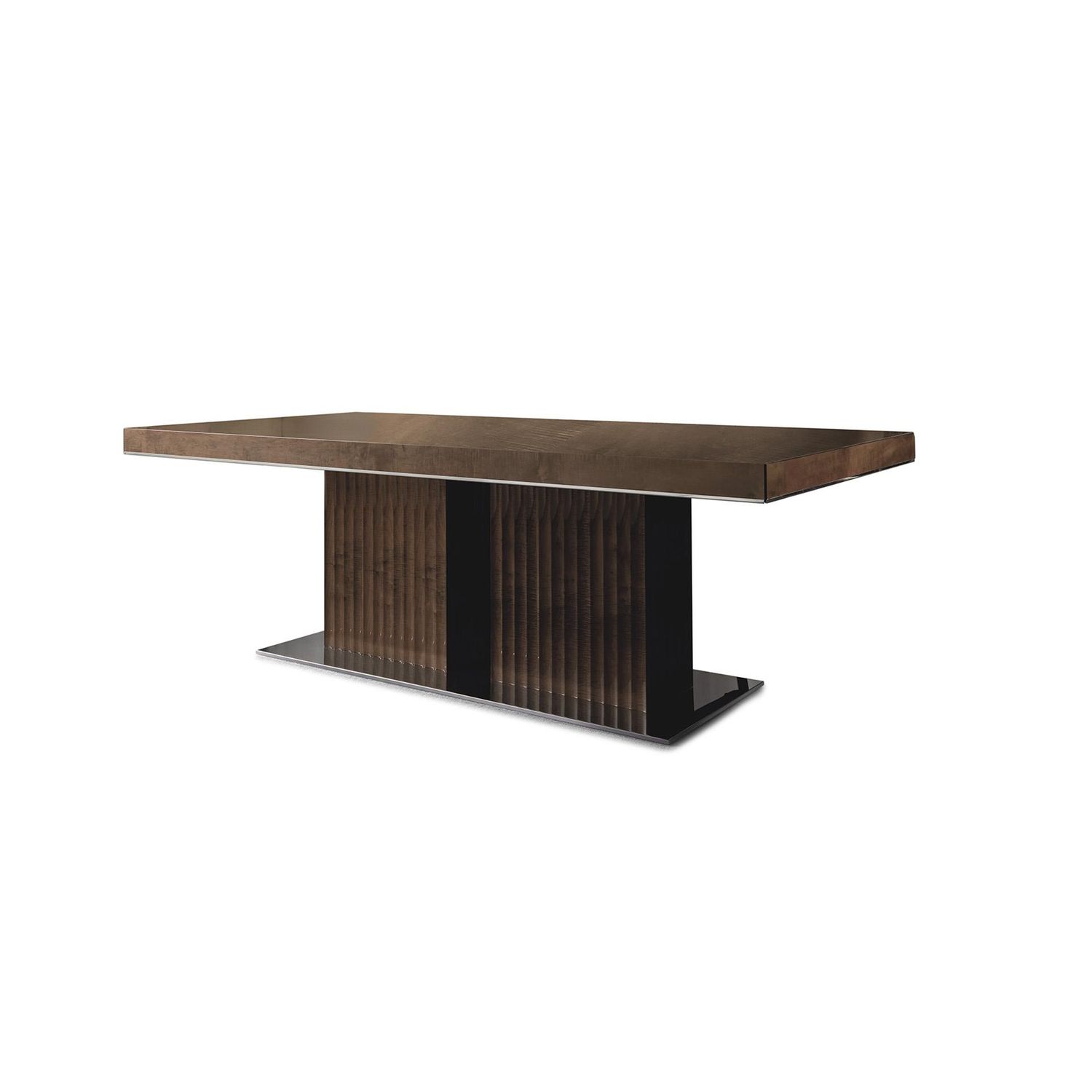 Contemporary table - RED CARPET - Malerba - wooden / metal base ...