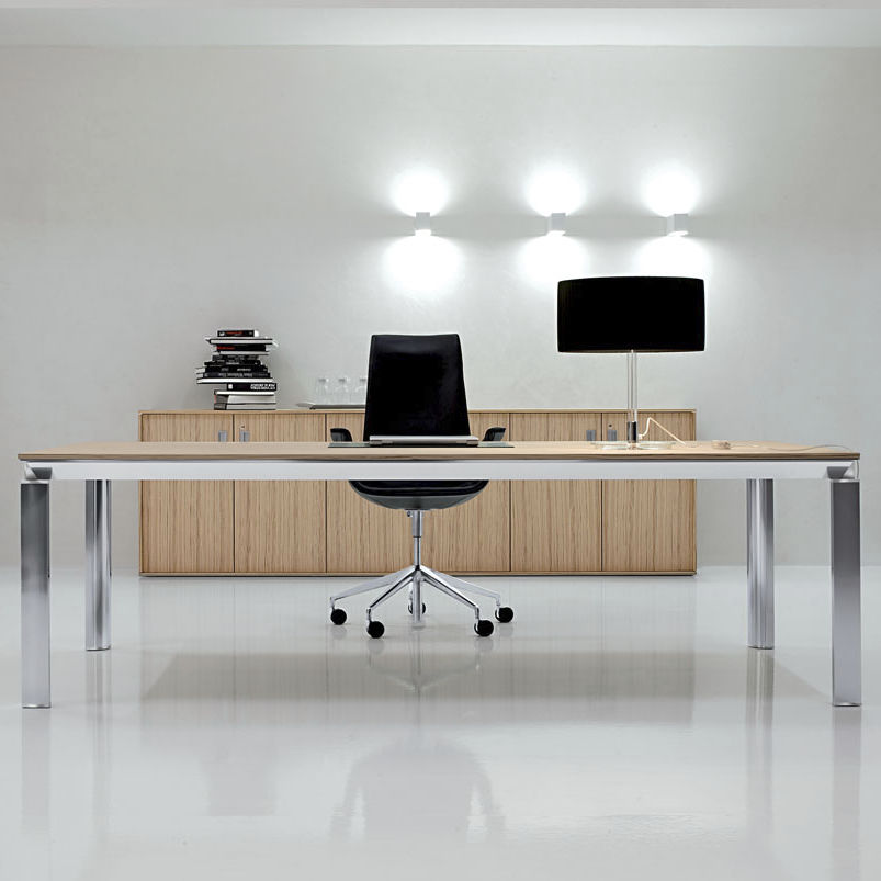 Executive desk - HAN - Martex - contemporary / wooden / glass