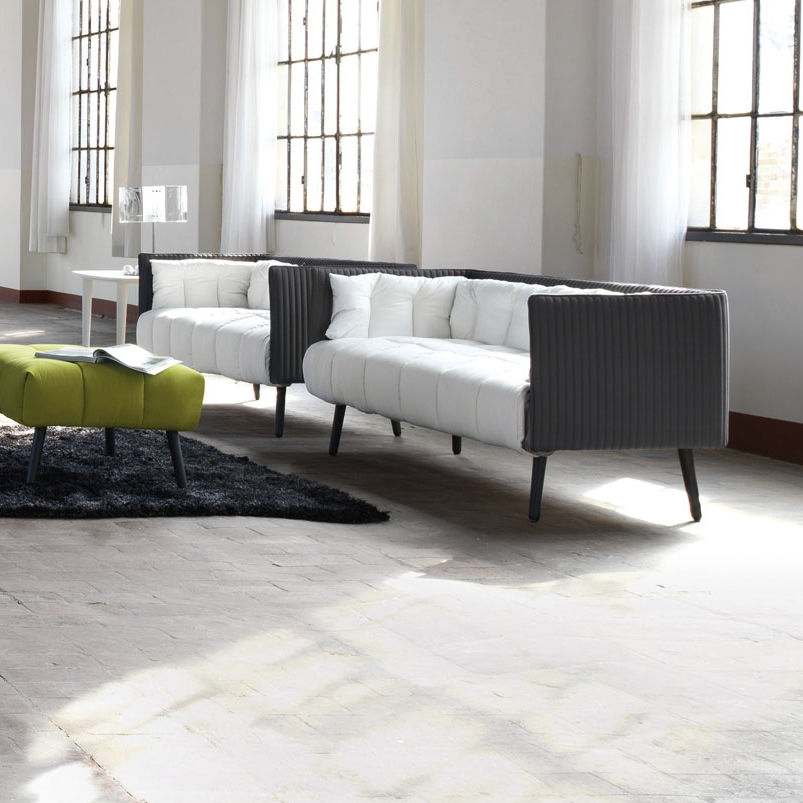 Contemporary sofa - INATTESA - Martex - fabric / white / contract