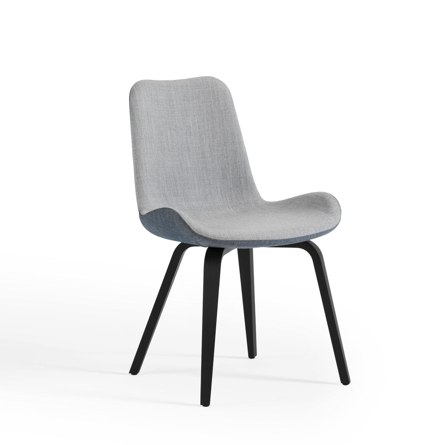 Contemporary chair - Dalia S L_N TS - MIDJ - indoor / fabric / leather