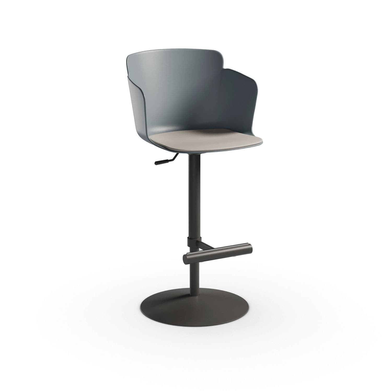 Contemporary bar chair - Calla P SG PP_TS - MIDJ - indoor / fabric ...