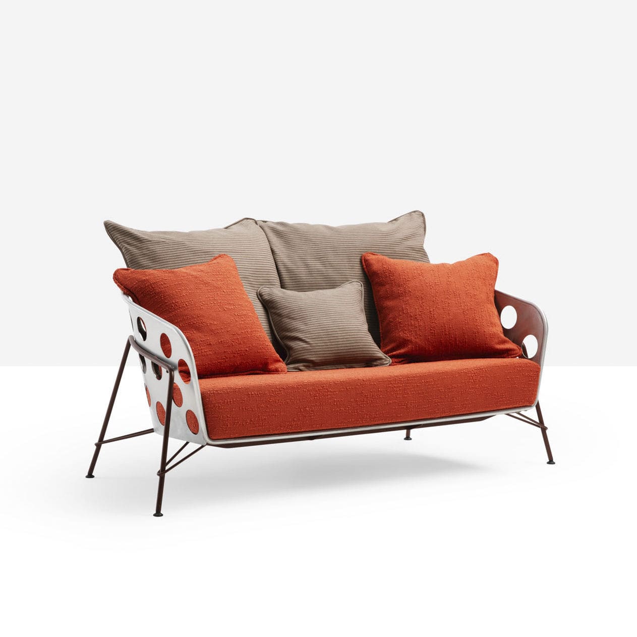 Semicircular sofa - Bolle DV M TS - MIDJ - compact / contemporary / outdoor