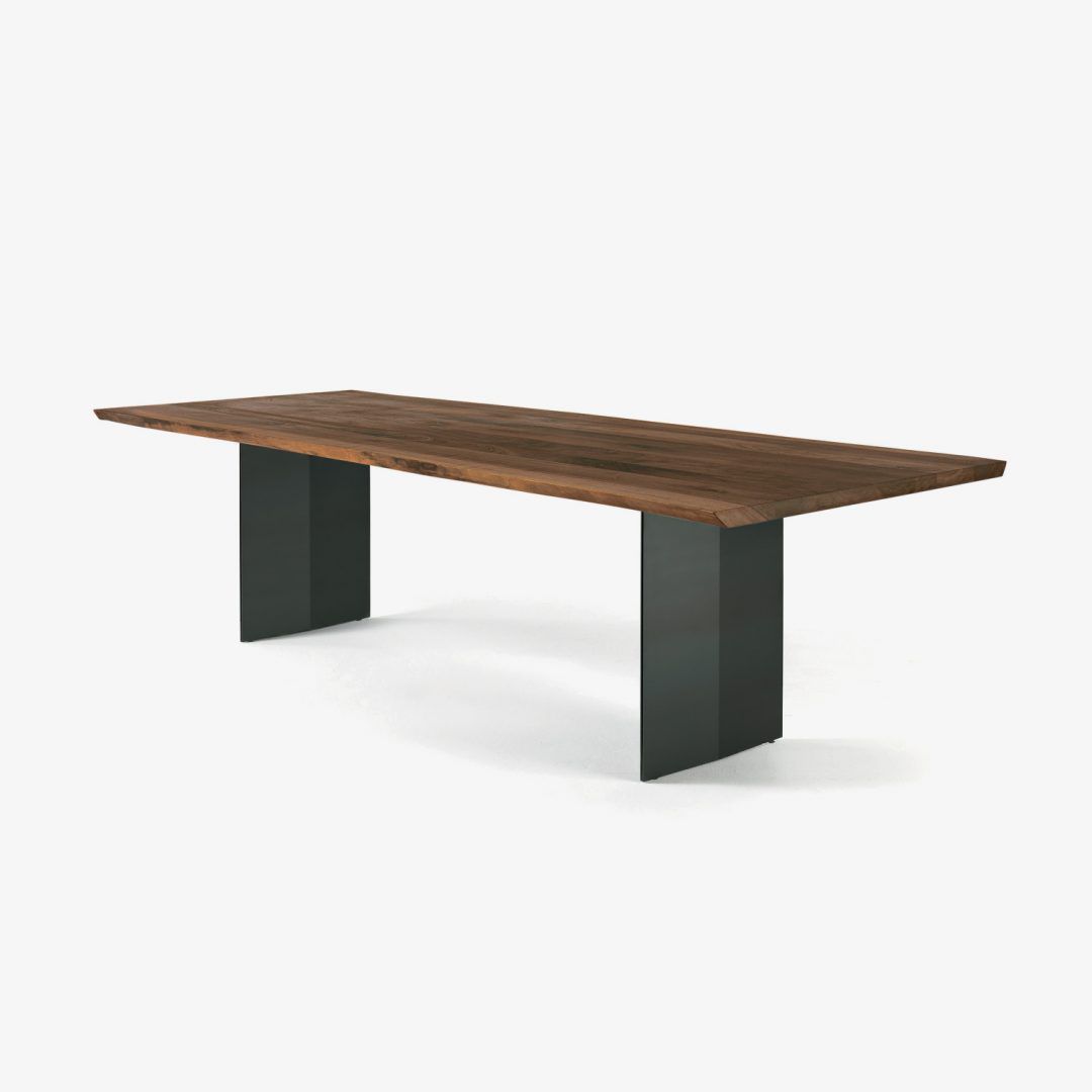 Contemporary table - SKY NATURA NATURAL SIDES - RIVA 1920 - solid wood ...