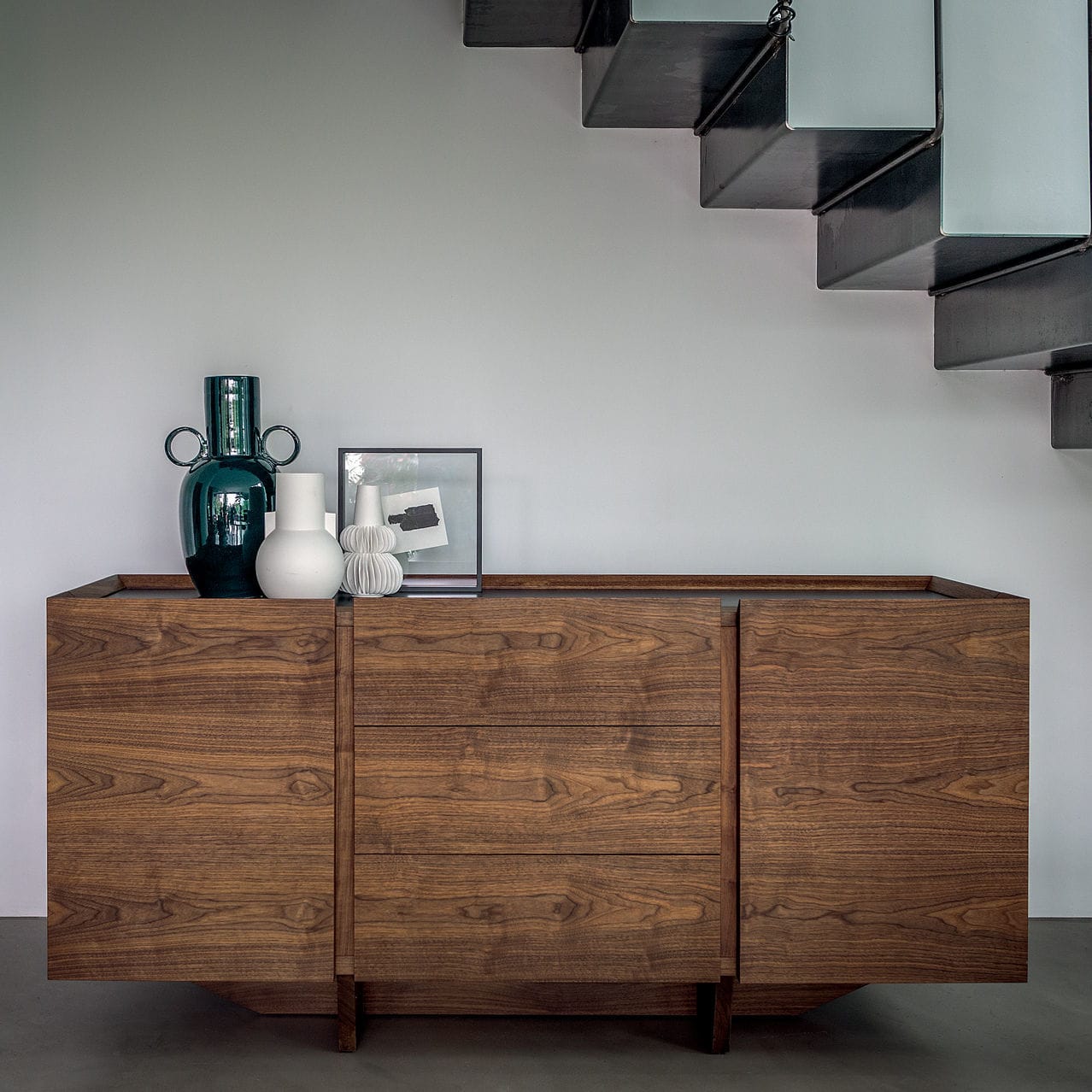 Contemporary sideboard - PANDORA - RIVA 1920 - oak / walnut / cherrywood