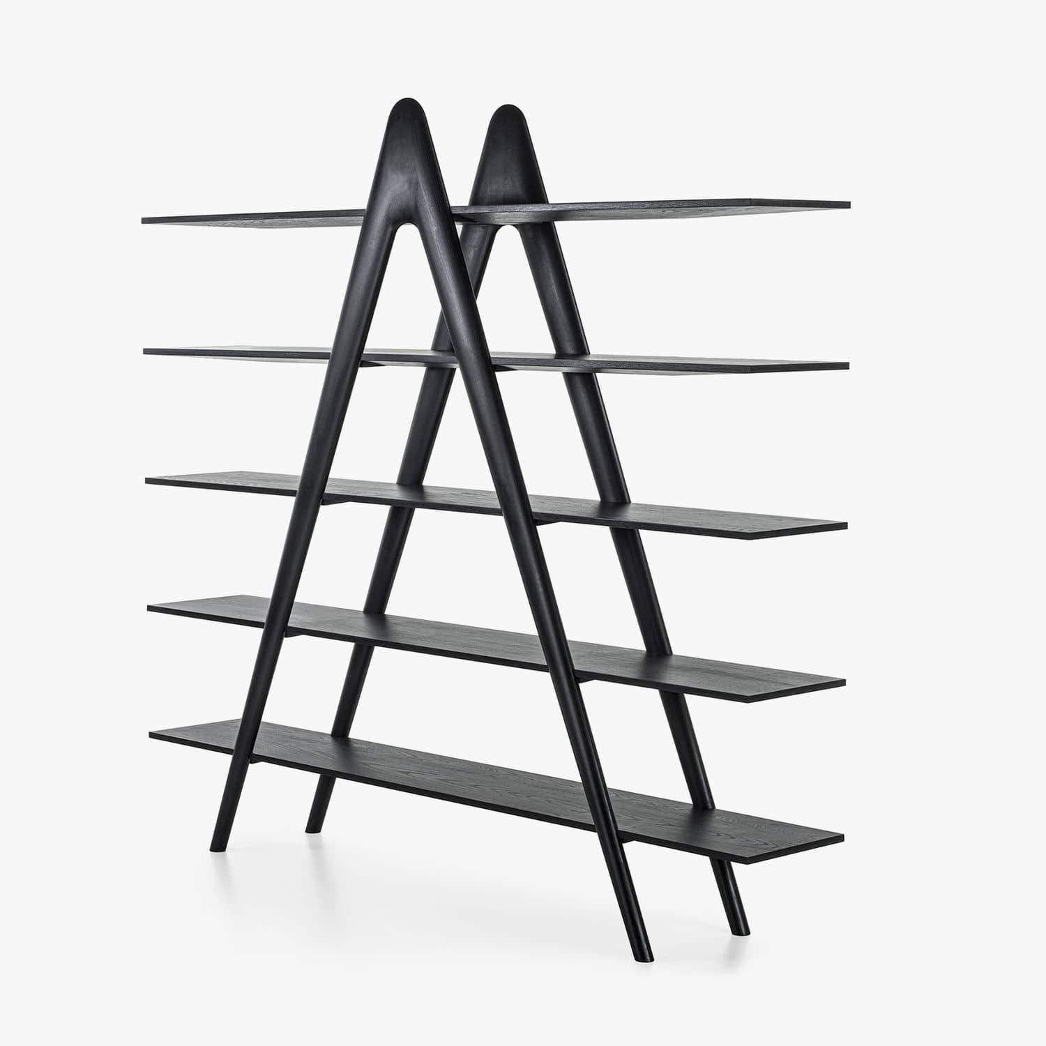 Free-standing bookcase - A-BOOK - RIVA 1920 - contemporary / commercial ...