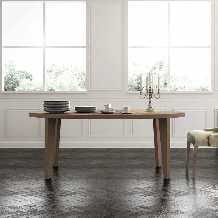 Contemporary dining table - CORTINA - Scandal Home Couture - walnut ...