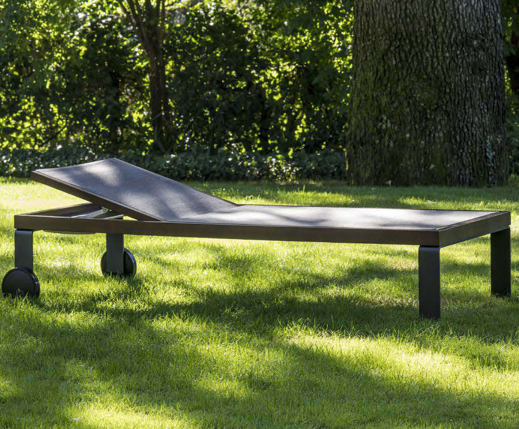 Contemporary sun lounger - T-SOFT - Schoenhuber Franchi - Batyline ...