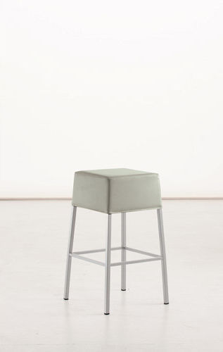 Contemporary stool - FEX MAX - Sedit - metal base / upholstered / white