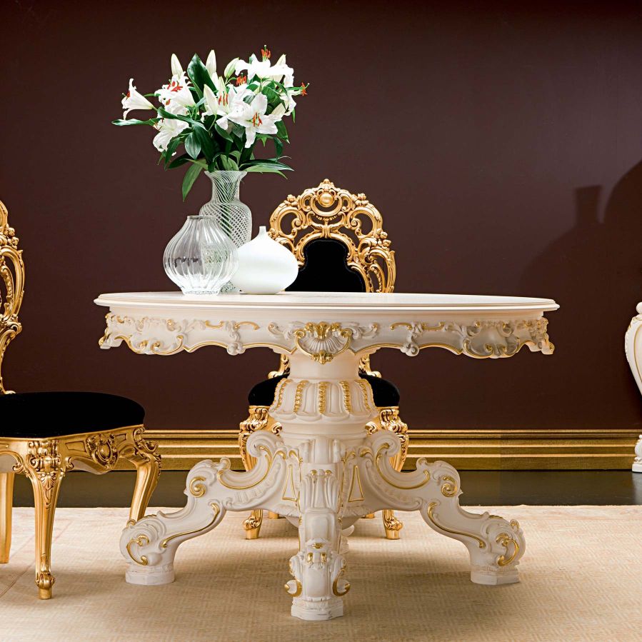 Classic table - MINERVA - Silik - crystal / round / contract