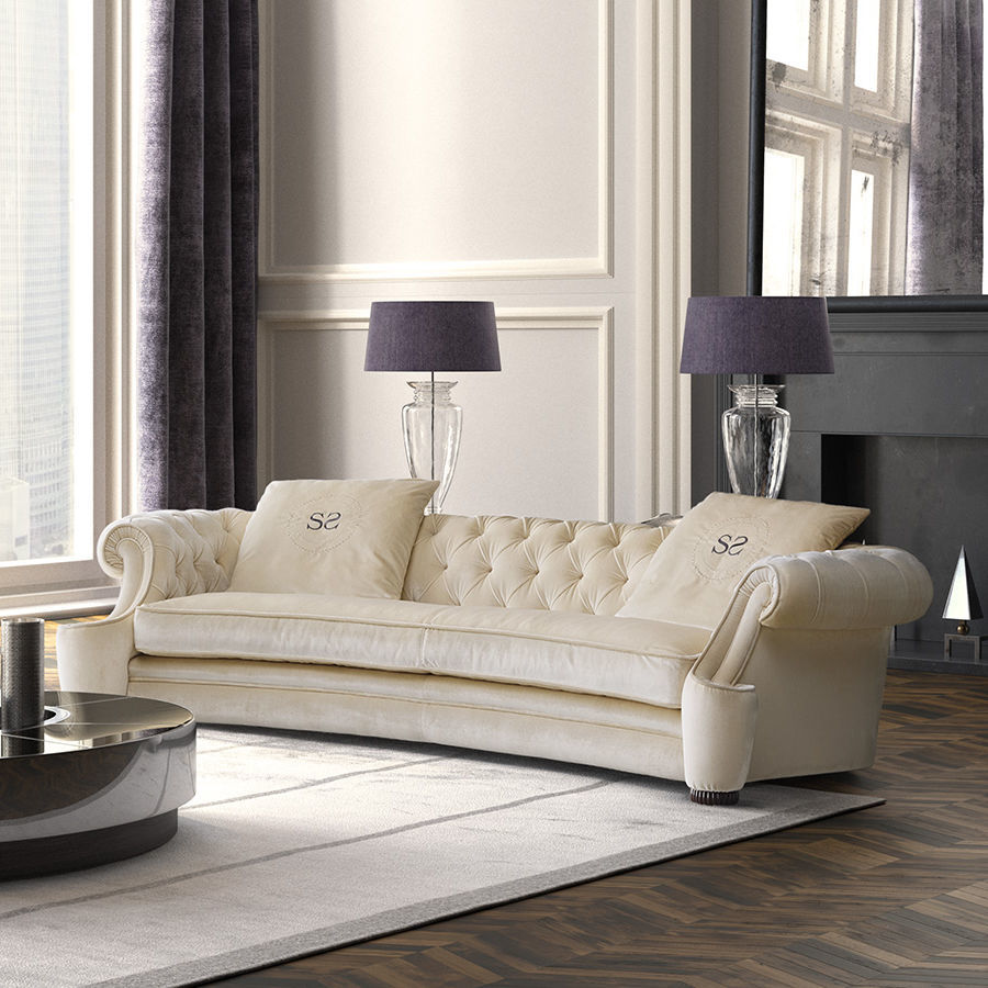 Chesterfield sofa - Chester - Siwa Soft Style Home - fabric / with ...