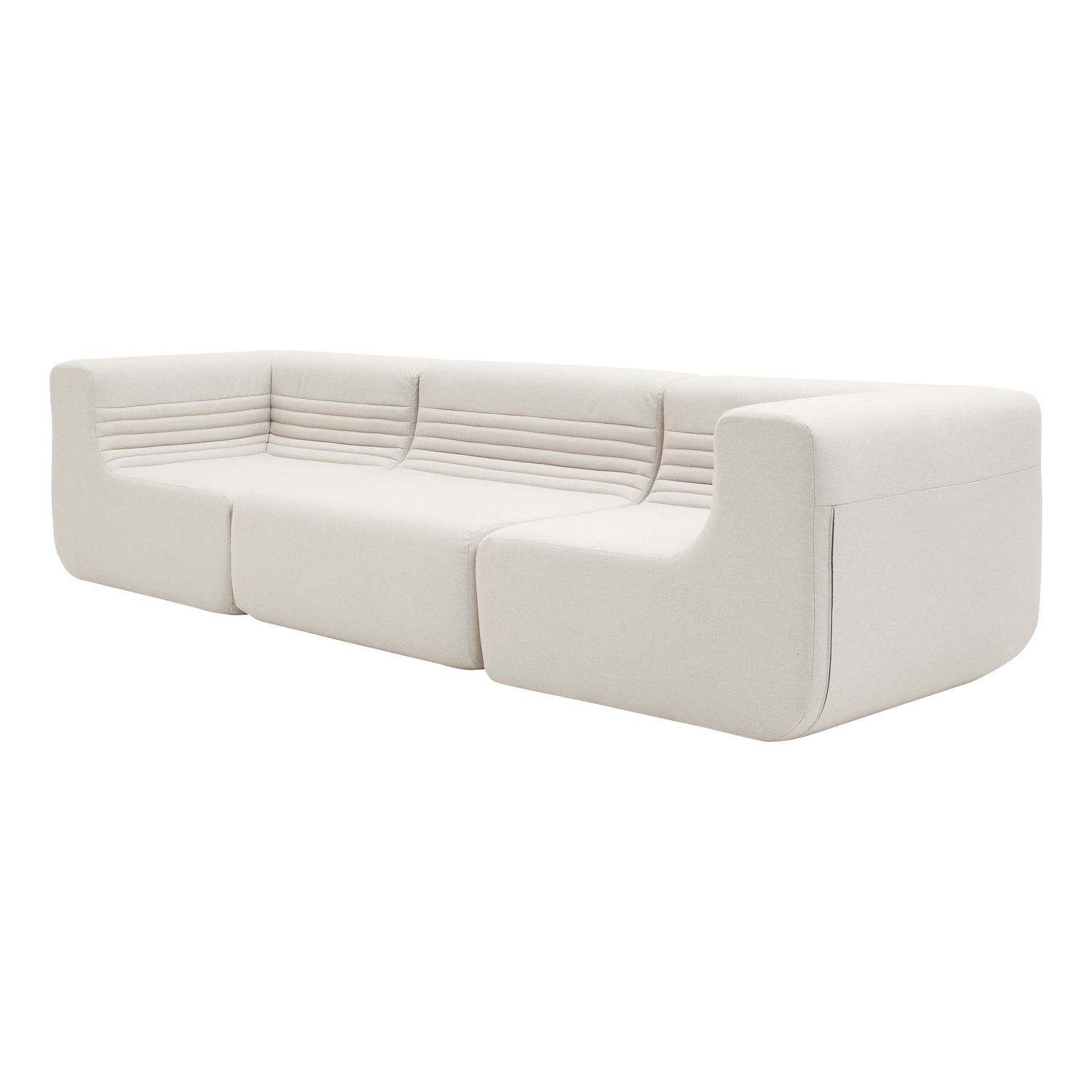Modular sofa - LOFT - SOFTLINE - contemporary / outdoor / fabric