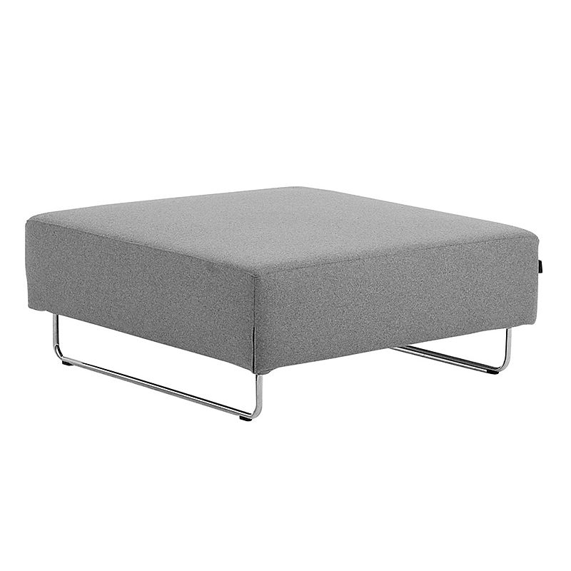 Contemporary ottoman - OHIO - SOFTLINE - fabric / indoor / for public space