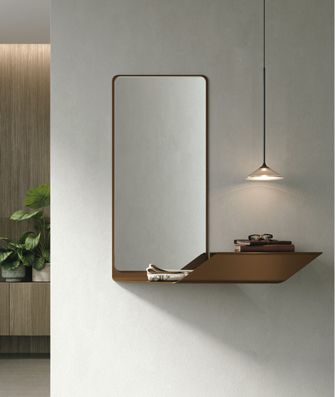 Wall-mounted mirror - PRISMA - Target Point - contemporary ...