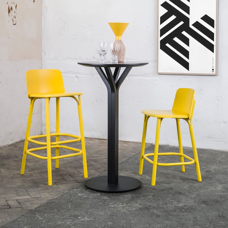 Contemporary high bar table - Bloom 278 - TON a.s. - oak / beech / wood ...