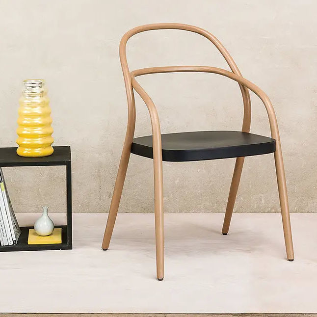 Contemporary dining chair - 002 - TON a.s. - indoor / beech / bentwood
